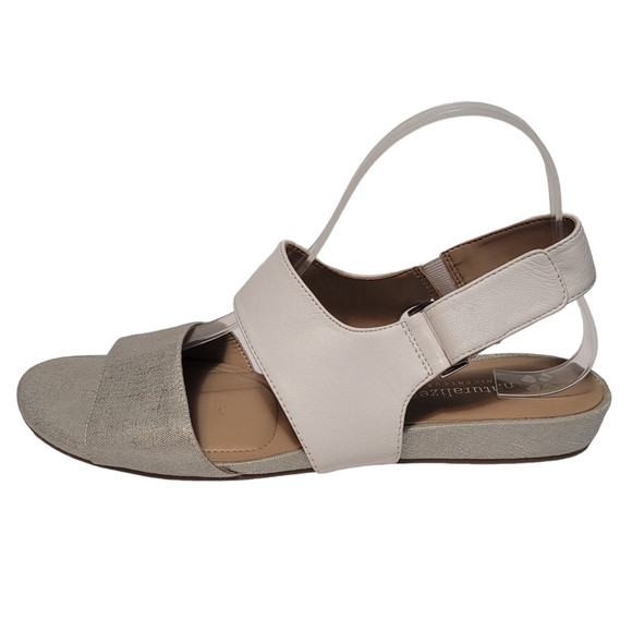 Naturalizer | Shoes | Naturalizer Silver White Leather Lanna N5 Comfort ...